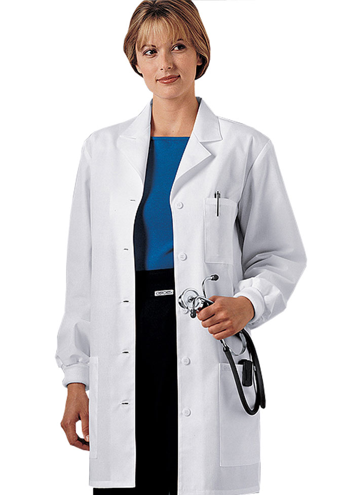 Cherokee Professional Whites 32 Lab Coat Uniform States Of America